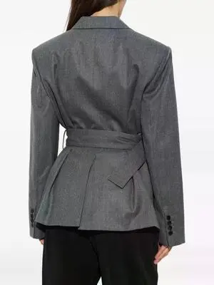 LANVIN Belted Virgin-wool Blazer