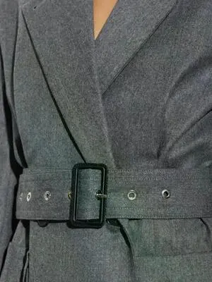 LANVIN Belted Virgin-wool Blazer