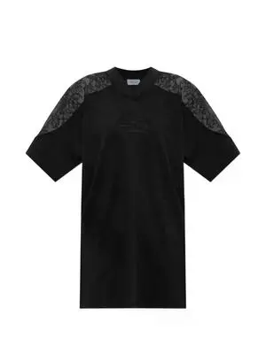 Off-White Lace-panel T-shirt - Black