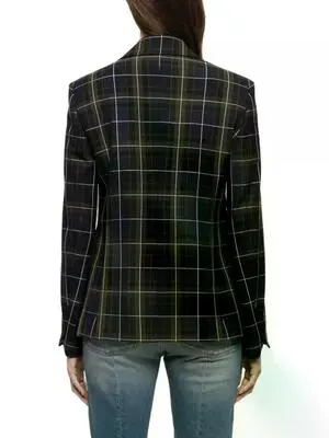 Zadig&Voltaire Vavy Tartan-print Single-breasted Blazer