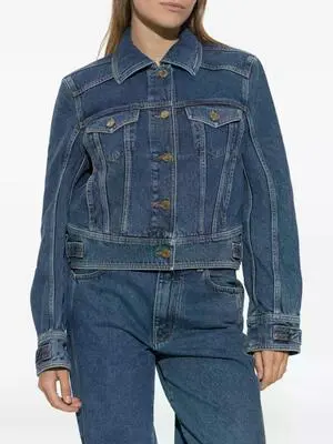 Balmain Logo-button Denim Jacket