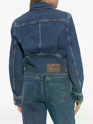 Balmain Logo-button Denim Jacket