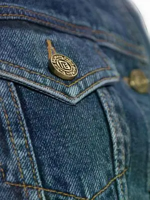 Balmain Logo-button Denim Jacket