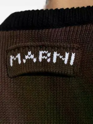 Marni Logo-embroidered Knitted Top