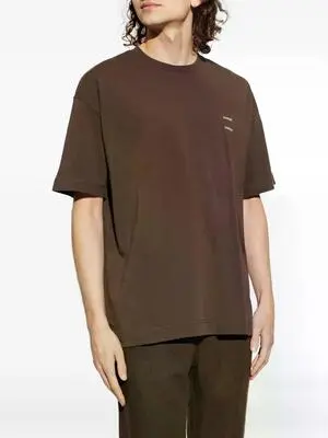SAMSOE SAMSOE Joel Logo-print Cotton T-shirt