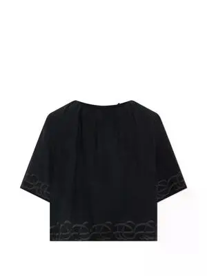 BY MALENE BIRGER Marian Embroidered Linen Blouse