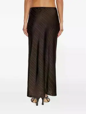 SAMSOE SAMSOE Saagneta Diagonal-stripe Maxi Skirt