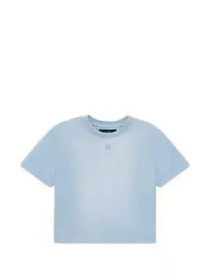 Amiri Ma Logo Embroidered T-shirt - Blue