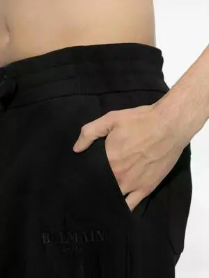 Balmain Logo-embroidered Drawstring Trousers