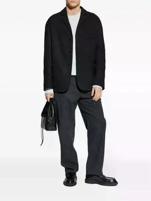 FRAME Crew-neck Ribbed-trim Sweater