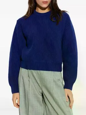 JIL SANDER Ribbed-knit Crew-neck Sweater