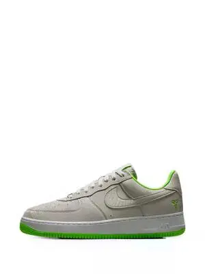 Nike Air Force 1 Low Snakeskin-effect Sneakers - Grey