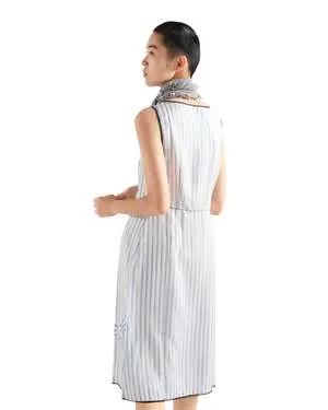 Prada Striped Dress With Bow