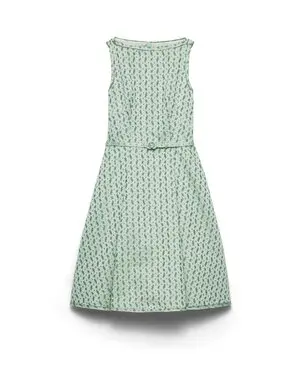 Prada Floral Print Duchess Dress