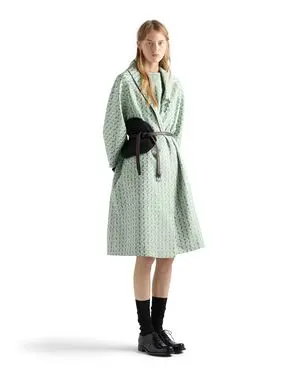 Prada Floral Print Duchess Dress
