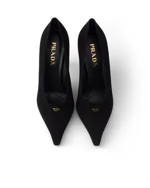 Prada Suede Pointy Toe Pumps