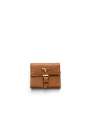Prada Small Nappa Leather Wallet - Brown