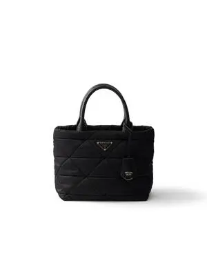 Prada Padded Re-nylon Tote Bag - Black