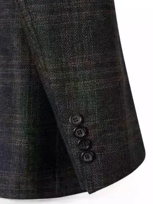 Canali Single-breasted Check-pattern Blazer