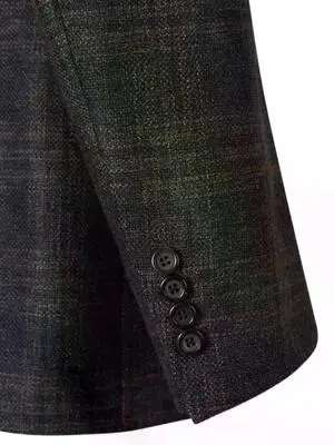 Canali Single-breasted Check-pattern Blazer