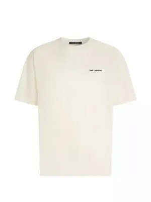 Karl Lagerfeld Rue St-guillaume Relaxed T-shirt - Neutrals