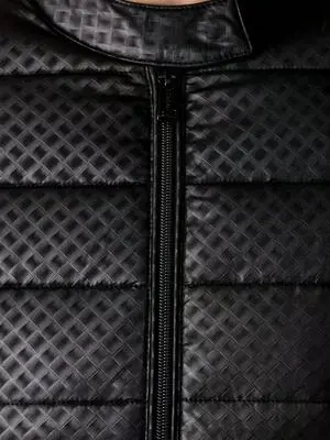 Guess Quilted Logo-patch Puffer Jacket