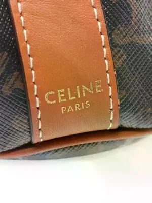 Celine 2010s Small Triomphe Drawstring Bucket Bag