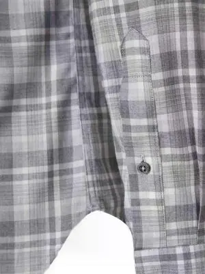 Canali Cotton Plaid Shirt