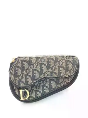 Dior 2000s Trotter Saddle Pouch - Blue
