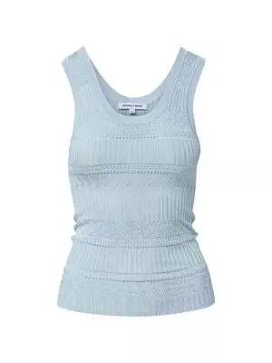 Veronica Beard Sandra Pointelle-knit Tank Top