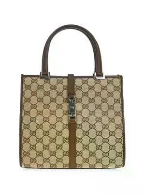 Gucci 1990-2000s Gg Jackie Handbag - Neutrals