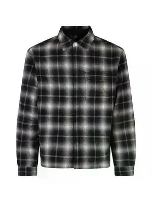REPRESENT Check-pattern Quilted Shirt