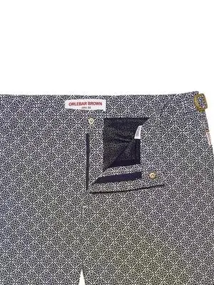 Orlebar Brown Bulldog Portico Jacquard Swim Shorts - Blue