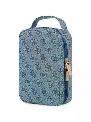 Guess Logo-print Striped Tech Bag