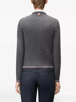 Thom Browne Rib-stitch Wool Cardigan