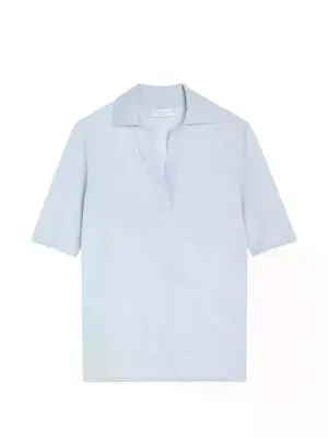 GABRIELA HEARST Gabriela Hearst Fine-Knit Polo-Neck T-Shirt