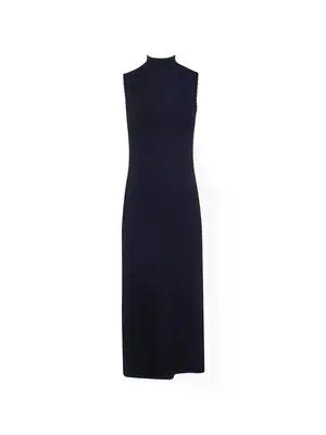 TWINSET High-neck Sleeveless Midi Dress