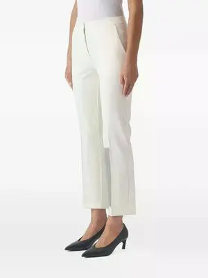 TWINSET Tailored Trousers With Logo Plaque