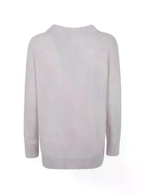 Liviana Conti V-neck Ribbed Trim Sweater