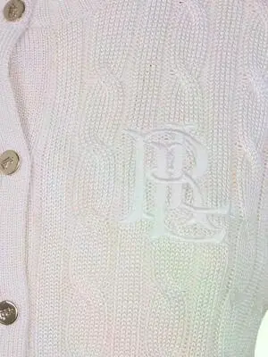 Ralph Lauren Cable-knit Embroidered Cardigan