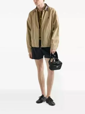 Prada Re-nylon And Saffiano Leather Shoulder Bag