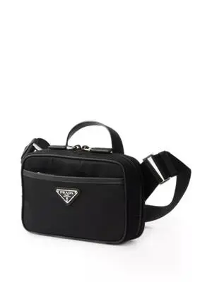 Prada Re-nylon And Saffiano Leather Shoulder Bag
