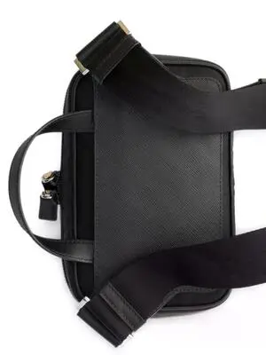 Prada Re-nylon And Saffiano Leather Shoulder Bag