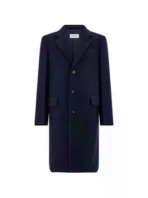 FERRAGAMO Single Breasted Coat - Blue