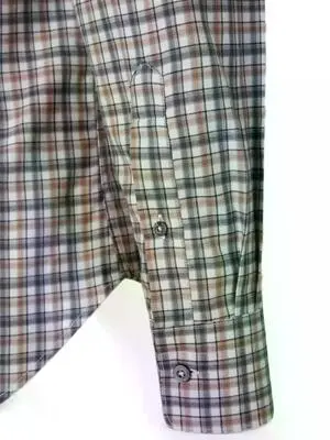 Canali Cotton Plaid Shirt