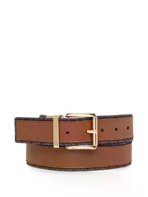 Michael Kors Monogram Buckle Belt - Neutrals