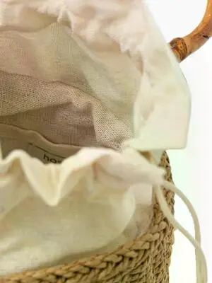 HOSS INTROPIA Norma Floral Appliqué Bamboo Handbag