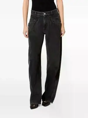 Isabel Marant Étoile Lisha Tapered Jeans - Black