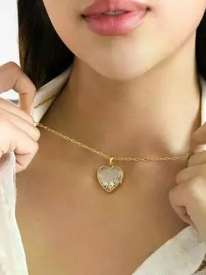 Loquet Heart Diamond Charm
