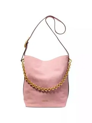 Michael Kors Large Suede Shoulder Bag - Pink